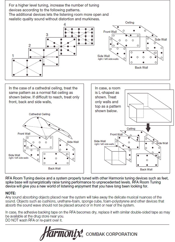 Harmonix | RFA-7800 Wood | MM Room Tuning Disk